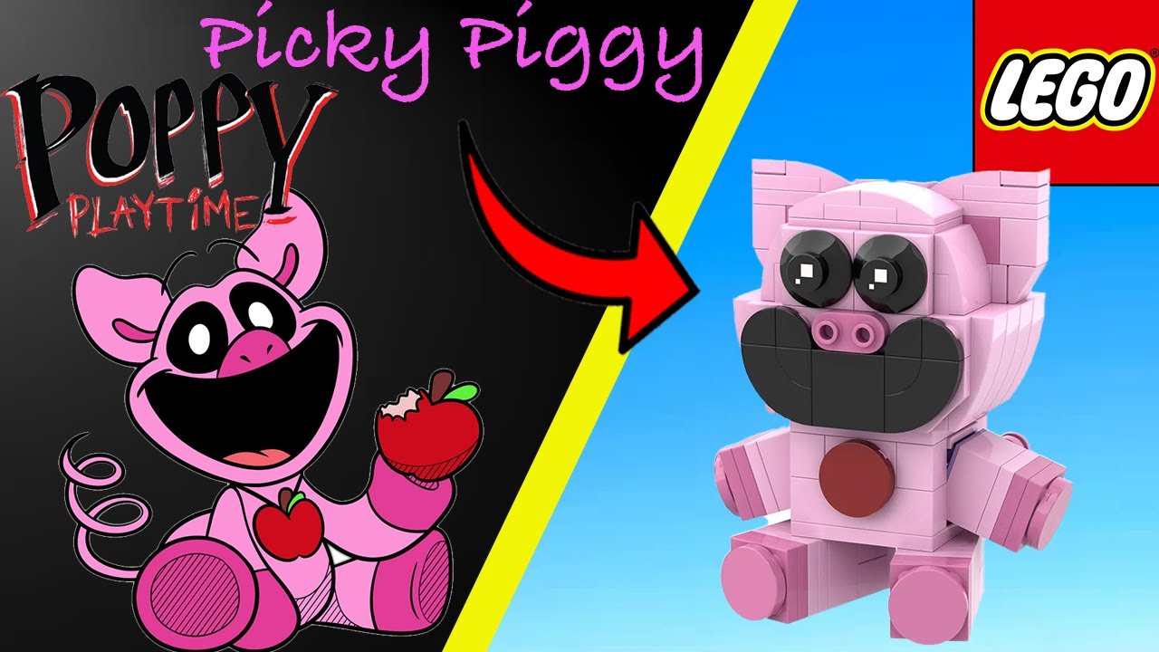 Poppy Playtime Picky Piggy Lego Build - YouTube