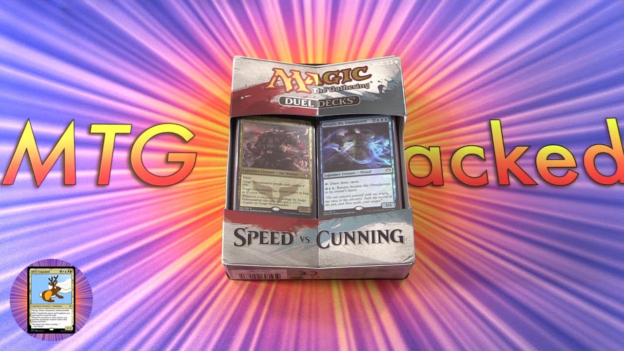 MTG Speed Vs Cunning Duel Deck Unboxing - YouTube