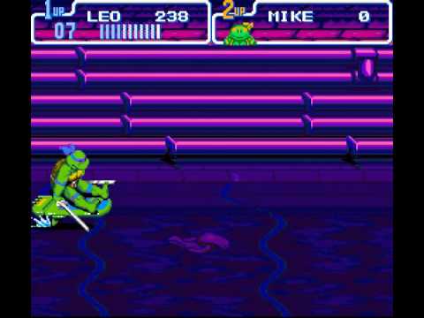 Ninja Turtles IV: Turtles in Time - Scene 3 - Sewer Surfin' - YouTube