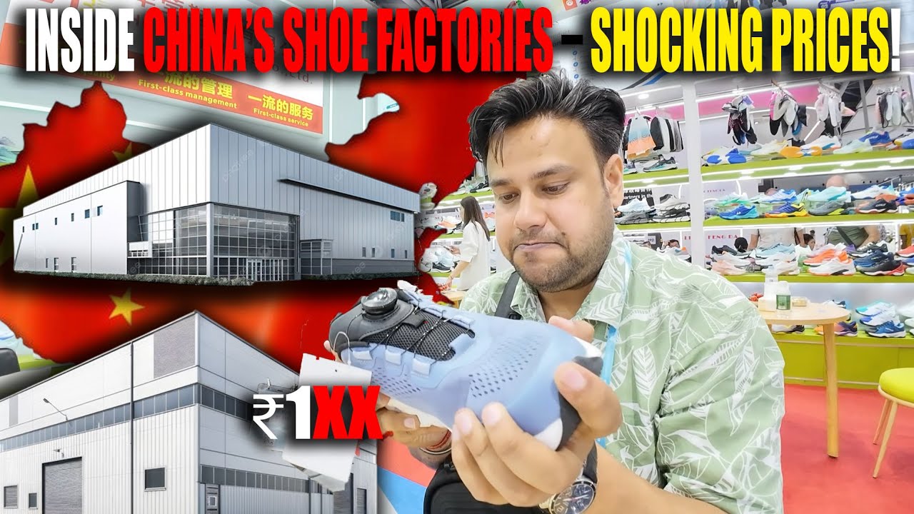 Inside China Shoe Factory 👟| Shoes from ₹120 #chinafactory # ...
