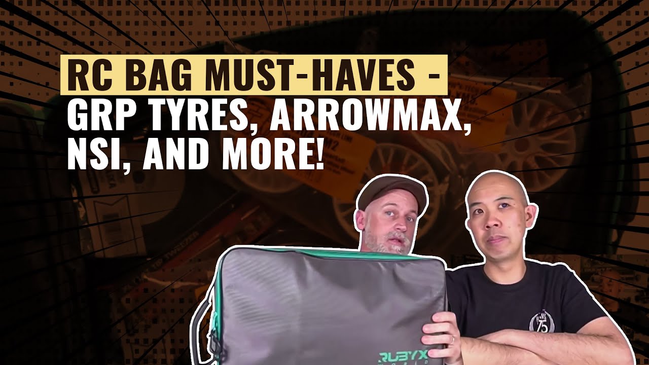 RC Bag Must-Haves: GRP Tyres, Arrowmax, NSI, and MORE! - YouTube