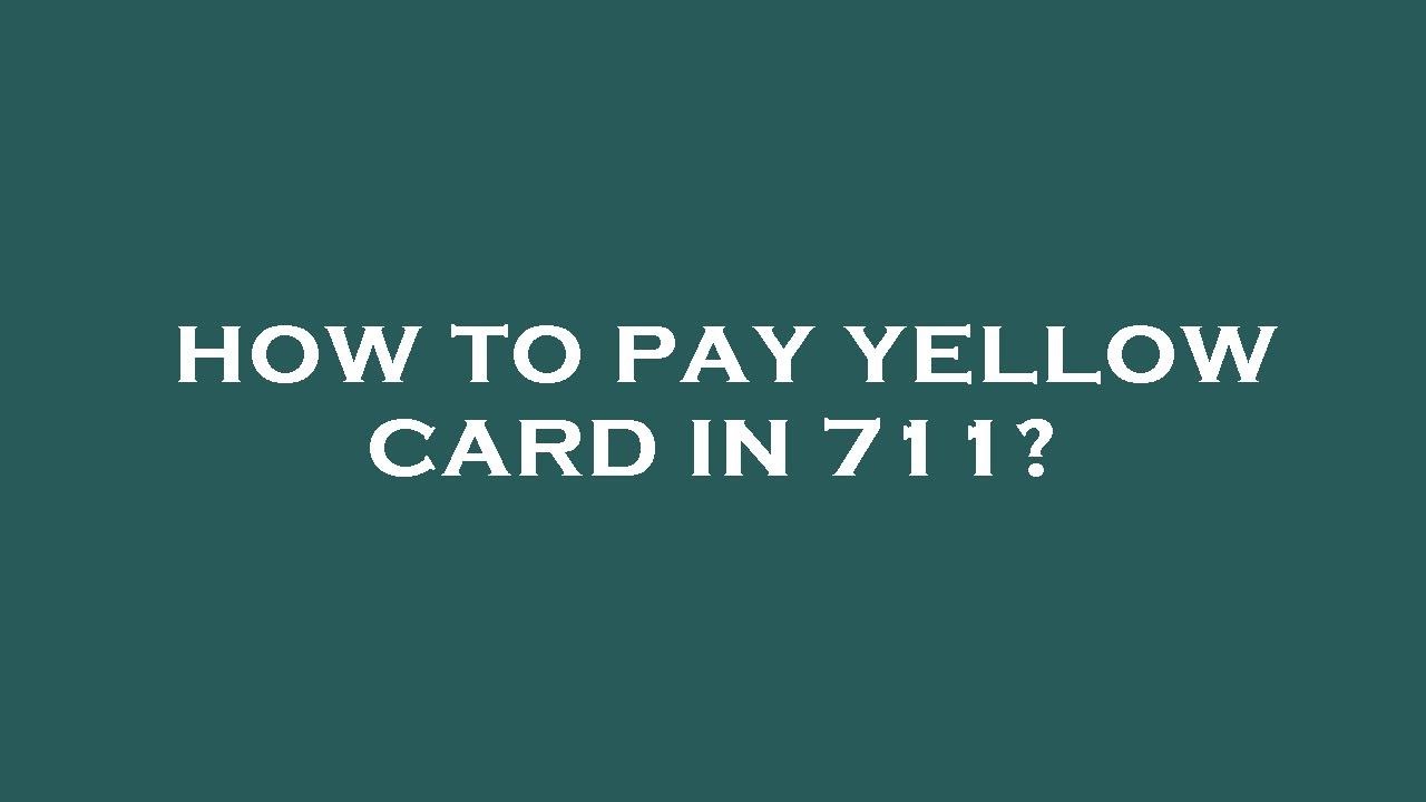 How to pay yellow card in 711? - YouTube