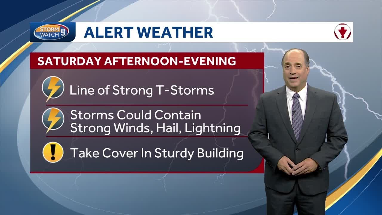 Video: Strong thunderstorms possible Saturday - YouTube