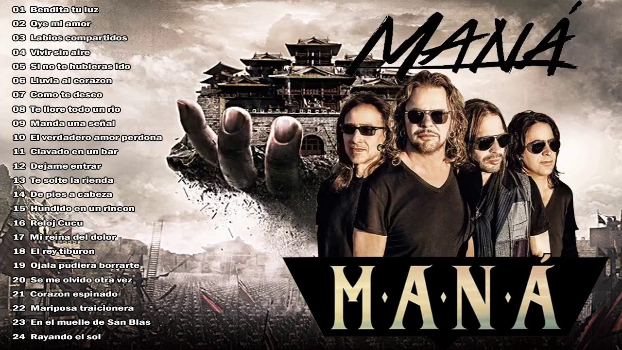 MANA EXITOS 🎸 EXITOS DE MANA 🎸 LAS MEJORES CANCIONES DE MANA 🎸🎸 MANA LO ...