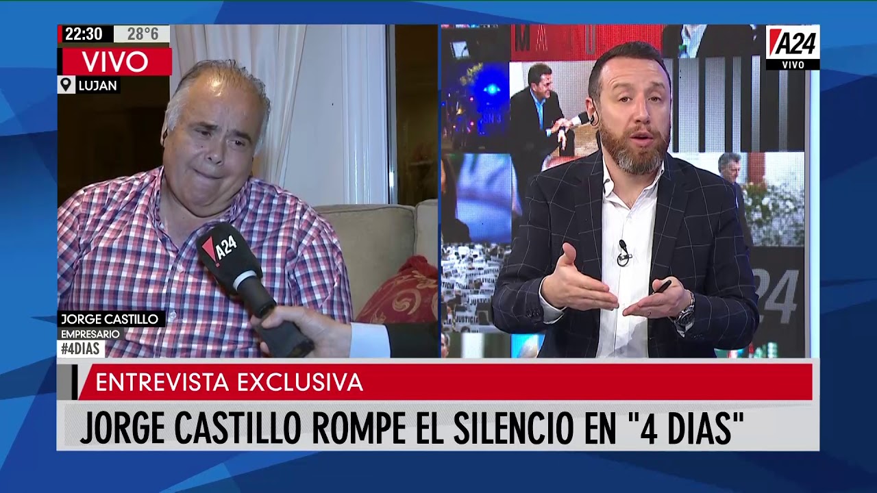 Tras recuperar su libertad, habla Jorge Castillo - YouTube