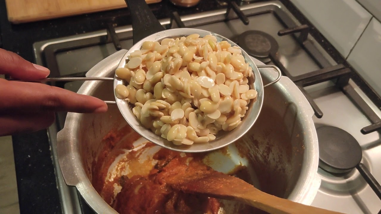 Annapa ginjala curry (Mocha kotta kulambu ) - YouTube