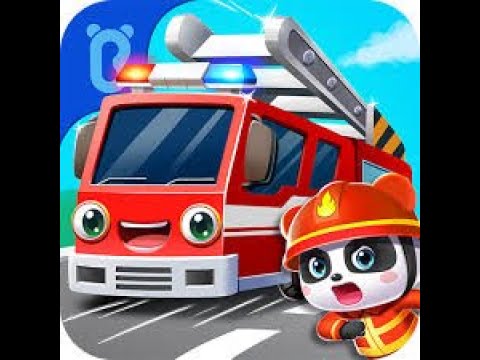 Little Panda Fireman | Becoming a firefighter | games for children ...
