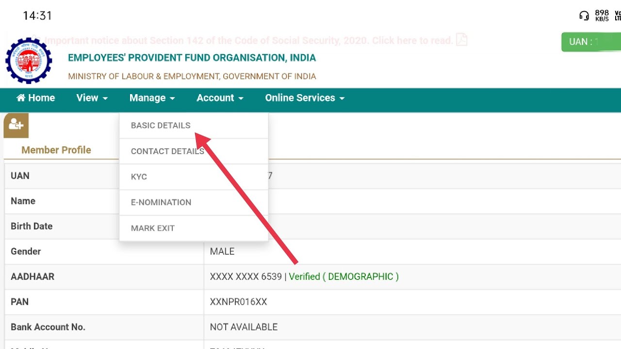 Aadhaar Verified EPF Details New Update Aadhaar Is Already Verified aadhaar-verified-epf-details-new-update-aadhaar-is-already-verified
