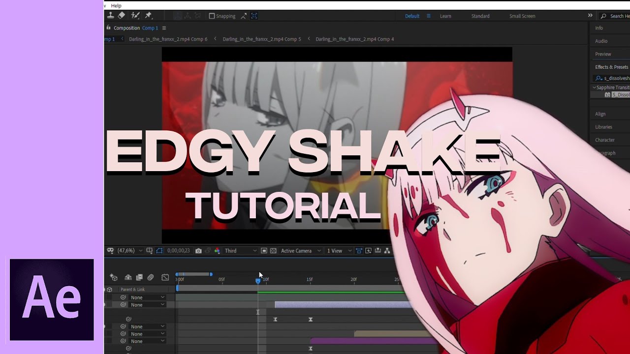 EDGY SHAKE | After Effects AMV Tutorial - YouTube