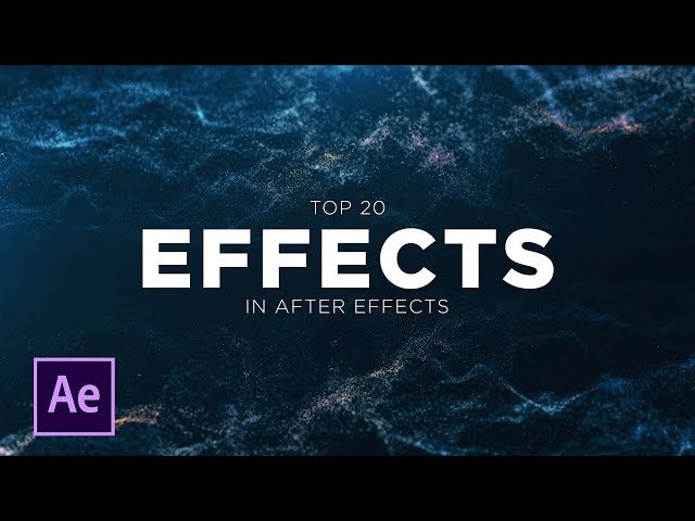 After Effects Tutorials Beginner Topics to Advanced Techniques