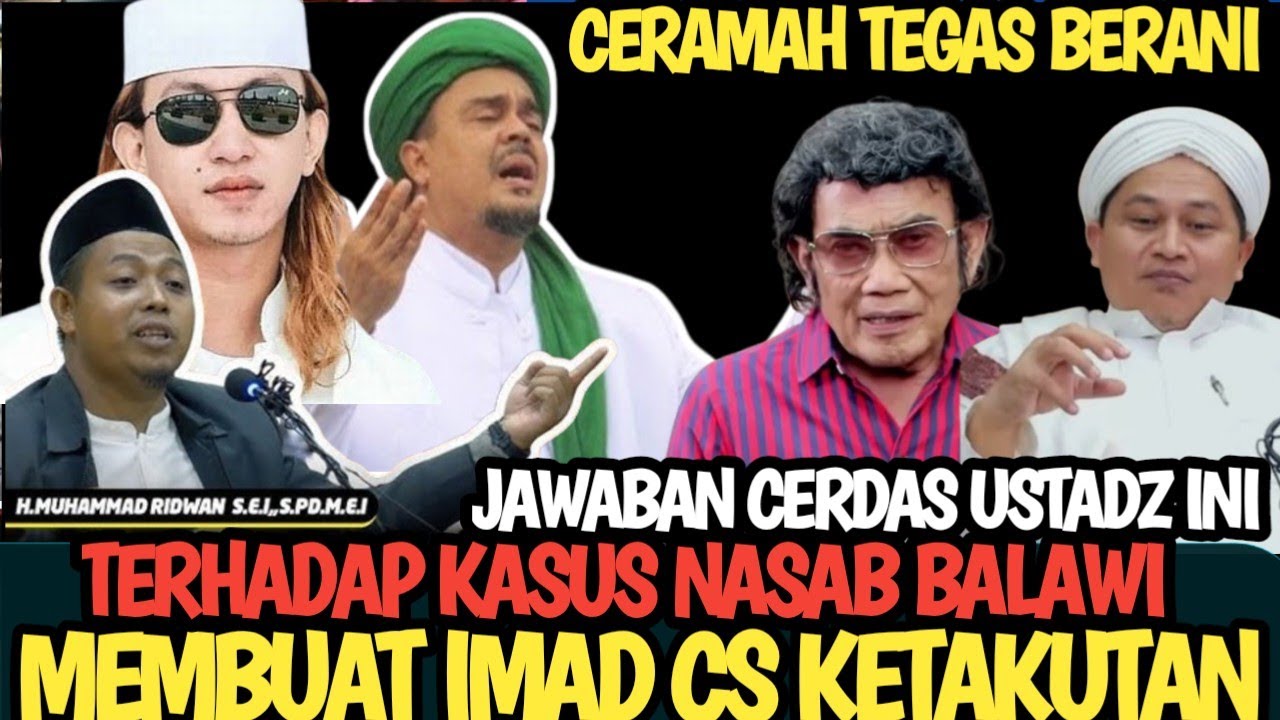 IMAD CS KETAKUTAN SETELAH USTADZ INI MEMBERI TEGURAN ATAS KASUS NASAB ...