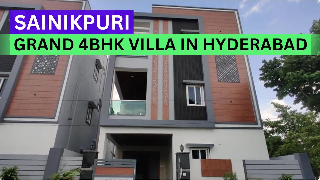 GRAND 4BHK VILLA'S IN HYDERABAD | 📞8100293325 | BEST PROPERTY AT ...