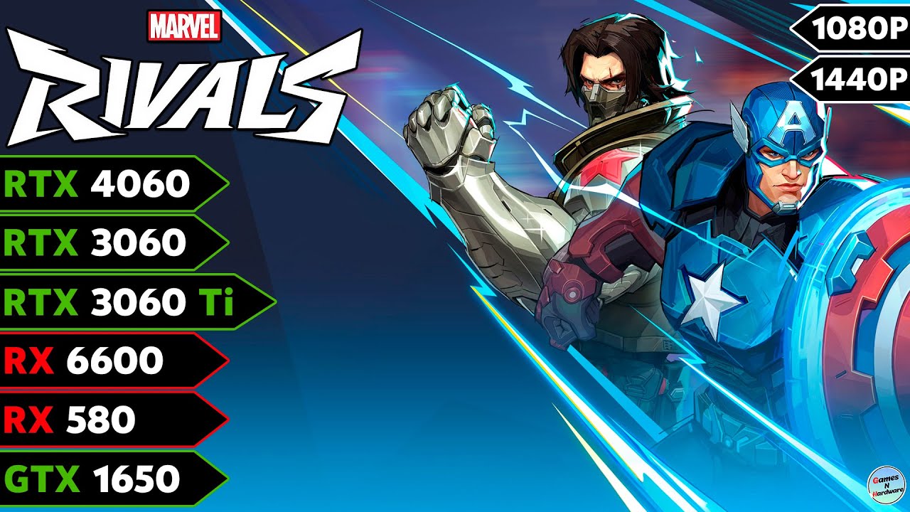 Marvel Rivals PC Benchmark: RTX 4060, RTX 3060, RTX 3060 Ti, RX 6600 ...