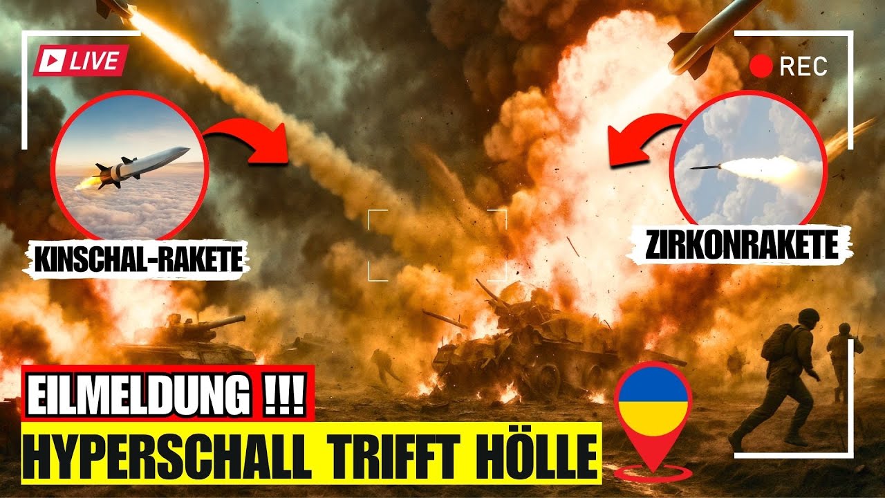 Hyperschall-Hölle LIVE! Kinschal Und Zirkon Reißen Die Front In Stücke ...