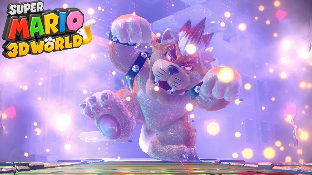 BOWSER IN CAT FORM? Super Mario 3D World-Part 12 (Ending?) - YouTube