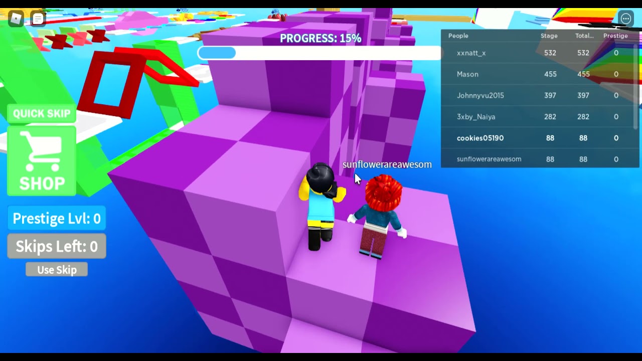playing roblox cool obby!! - YouTube