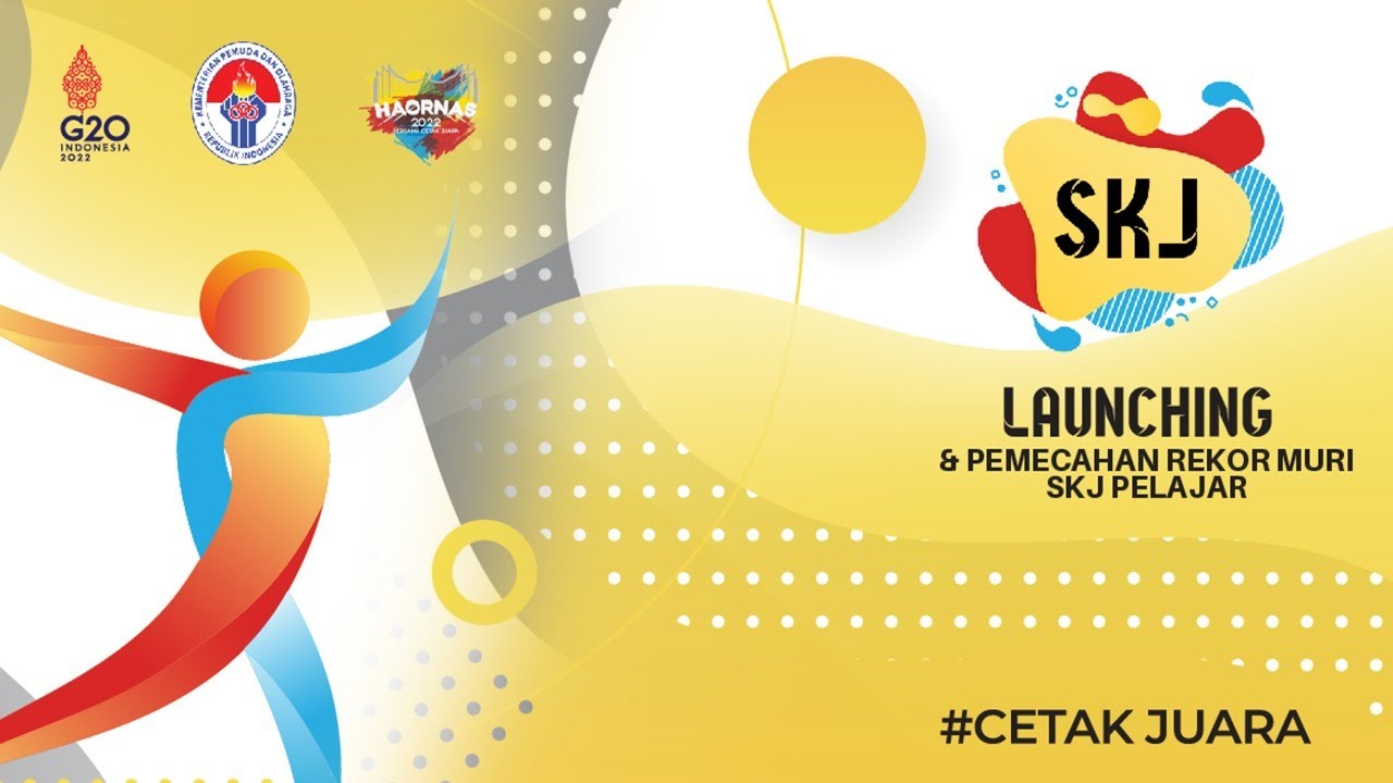 Launching dan Pemecahan Rekor Muri Senam Kesegaran Jasmani (SKJ) Pelajar Tahun 2022 - YouTube