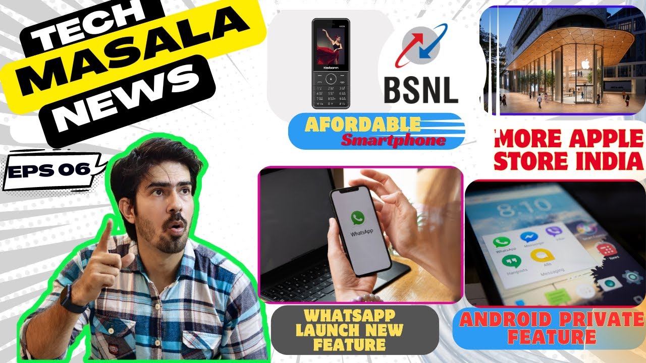 Tech Masala News:New Apple Store india,OpenAi Canva,Bsnl affordable mobile,google stop scam ...