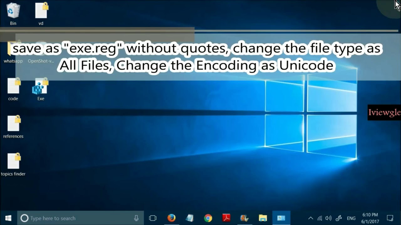 Unable To Open Exe File Program Setup File In Windows 10 3 Possible Ways To 2018 Youtube