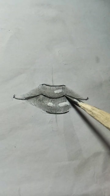 HOW TO DRAW THE LIPS - Basic. #shorts #sketch #art - YouTube