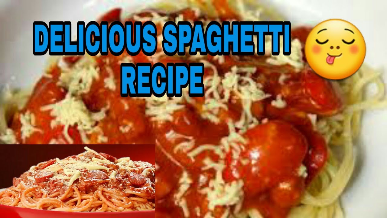MY SIMPLE HOMEMADE SPAGHETTI RECIPE || My Own Version Spaghetti || Shie ...