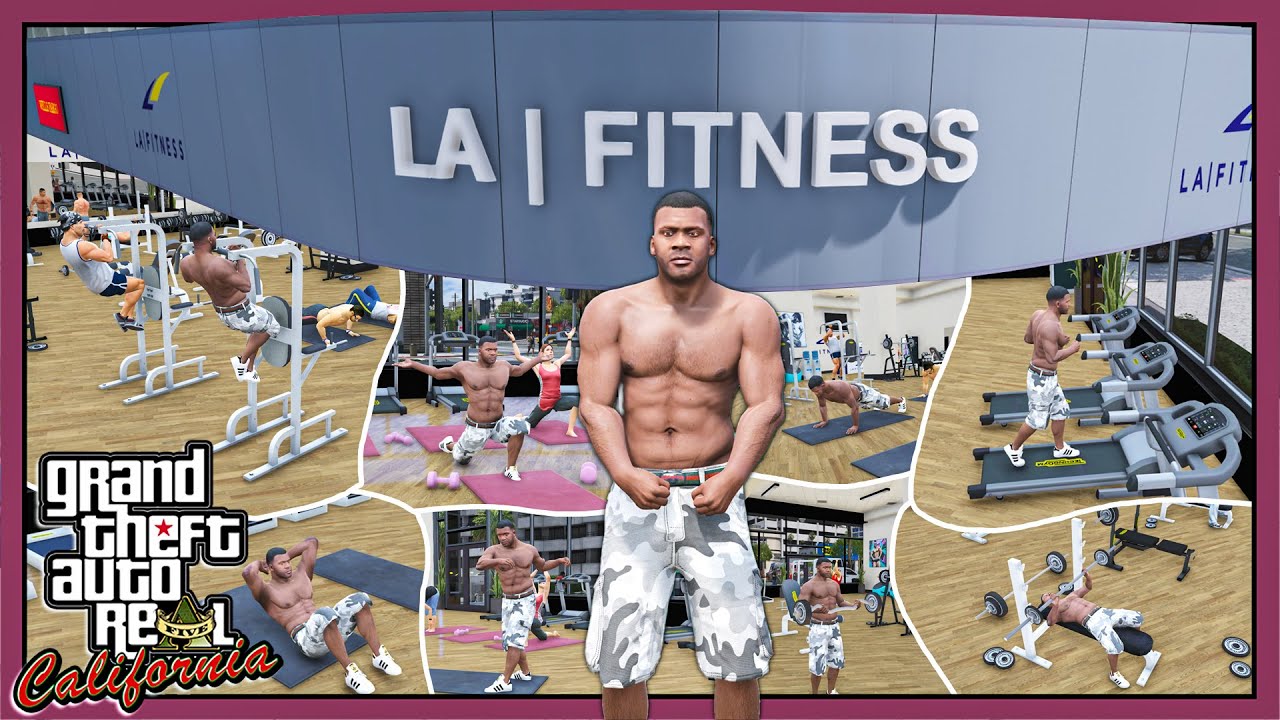 How To Get Muscle in GTA 5 | LA Fitness & Muscle Beach 5Real & LA Revo ...