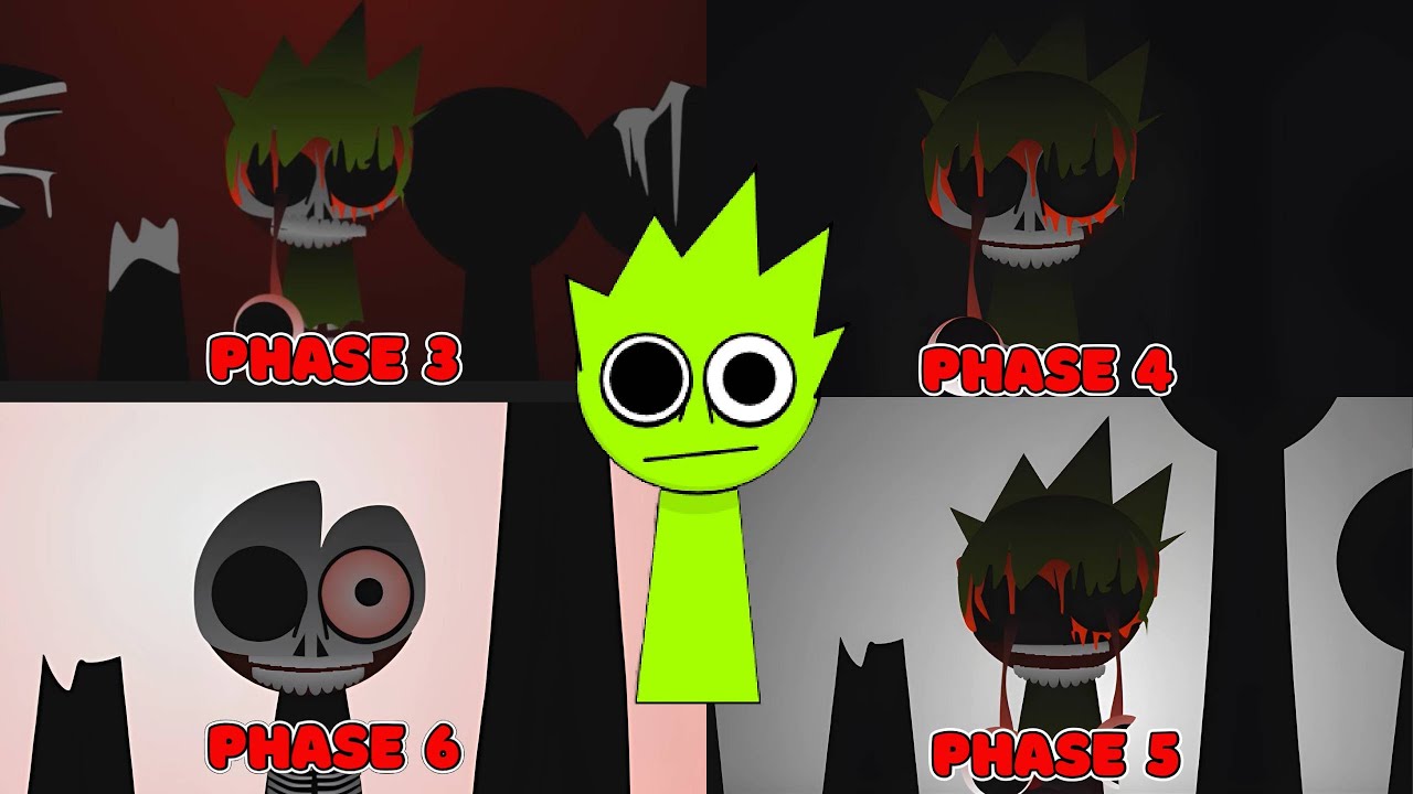 Incredibox - Sprunki: Face and Sound Phase 3 VS Phase 4 VS Phase 5 VS ...