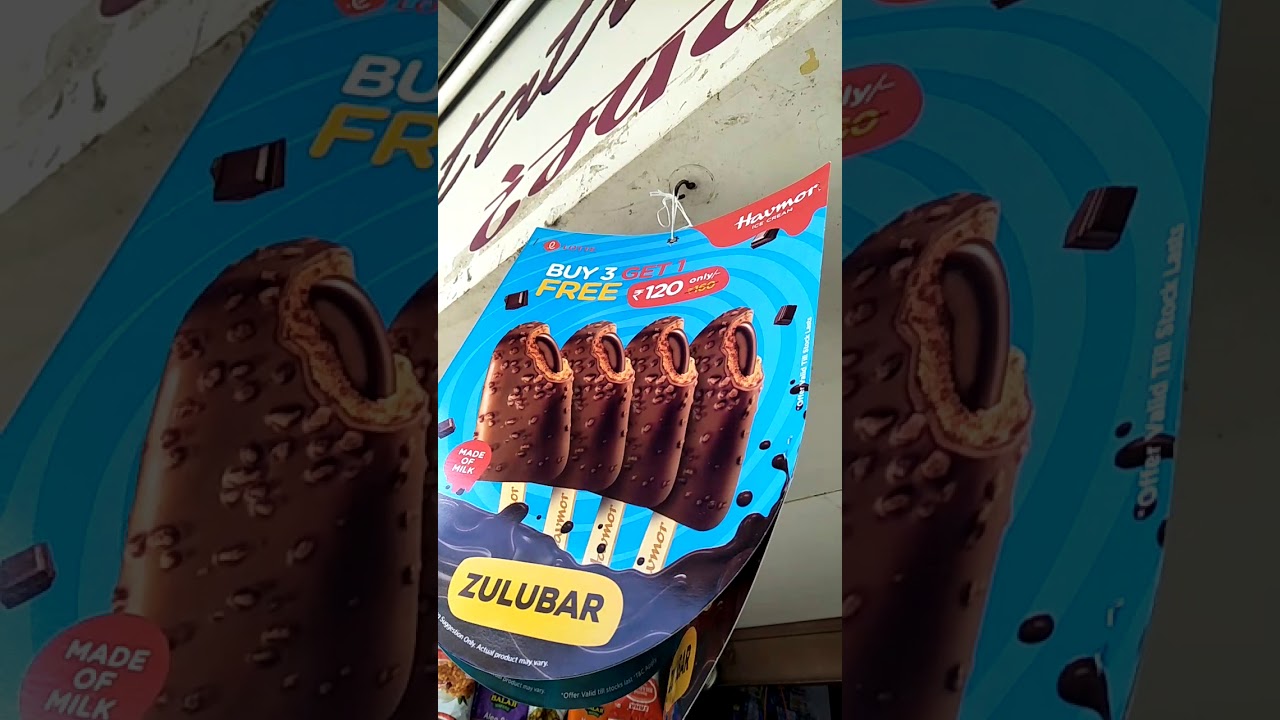 Havmor Zulu bar ice cream offer - YouTube