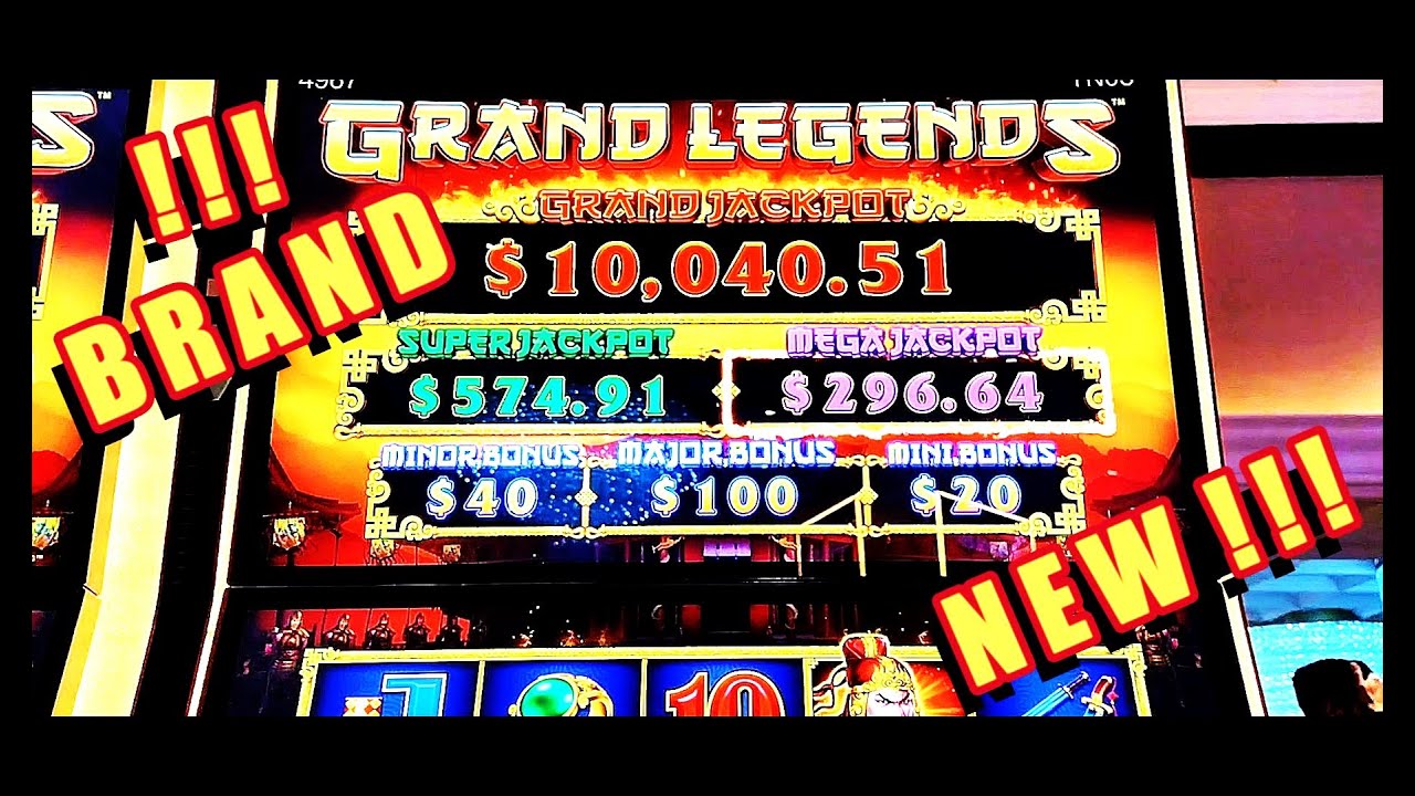 🆕Brand New GRAND LEGENDS Slot Machine (Aristocrat) at The Peppermill ...