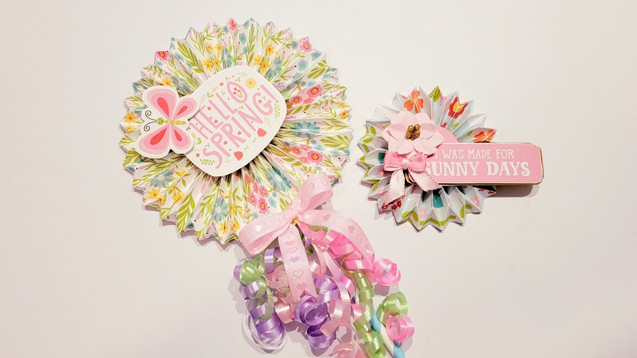 Craft with Me | KSCraft Diamond Rosette Die - YouTube