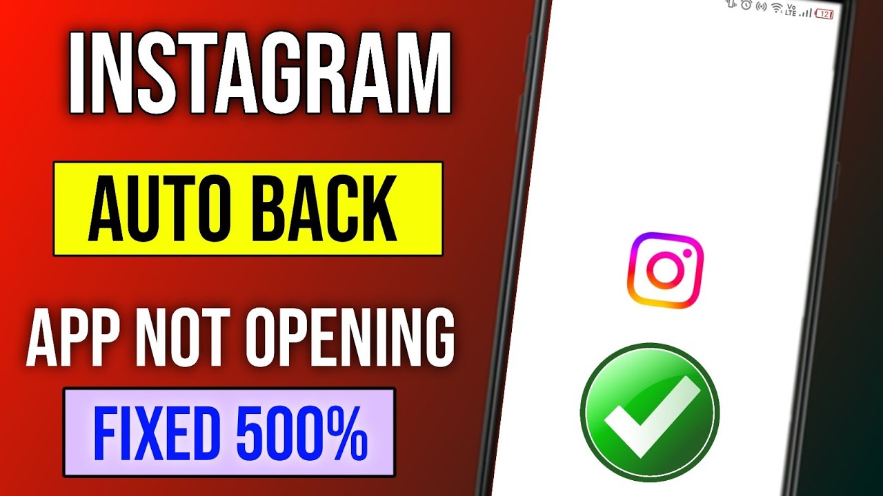 😢 instagram crash problem today | instagram automatic back problem ...