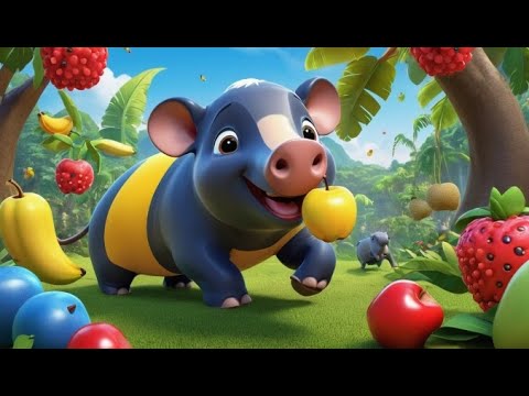 Tapir Noses Go Snort Snort Snort | English Nursery Rhyme | Kids Songs ...