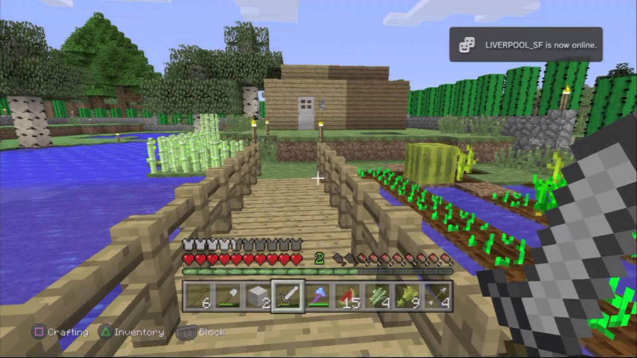 minecraft craft gameplay part one - YouTube