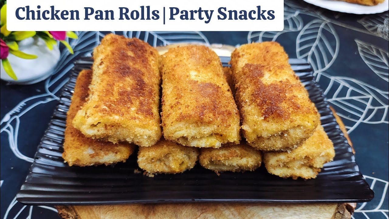 New Year Special | Healthier Pan Rolls | Easy Chicken Pan Rolls - YouTube