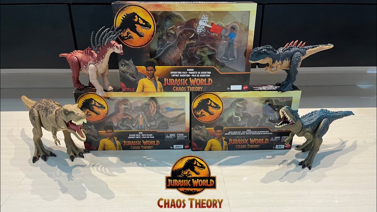 New Jurassic World Chaos Theory Toys Unboxing! Darius Adventure Pack ...