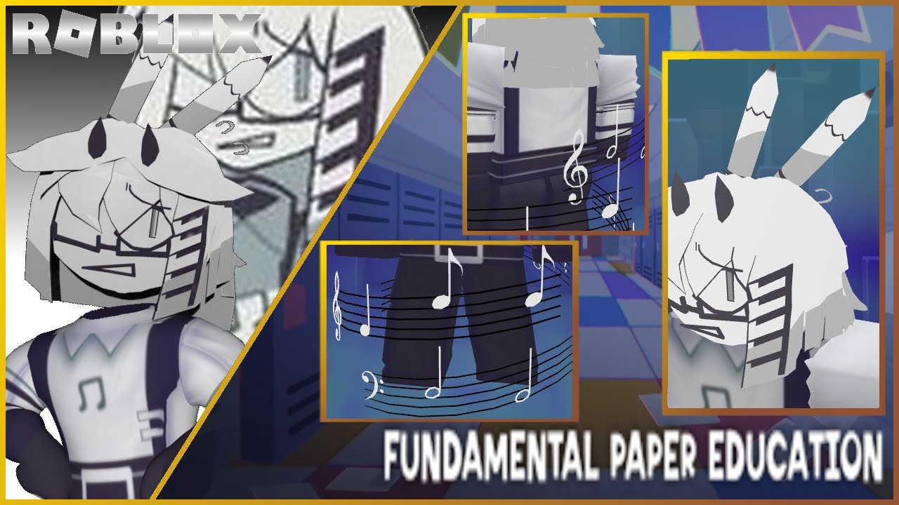 Fundamental Paper Education Roblox Cosplay Outfit - Mister Demi - YouTube