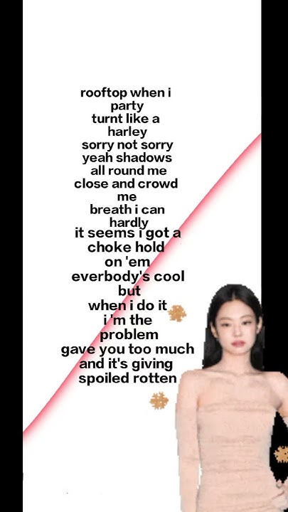 with the IE (way up) lyrics #jennie #blackpink member #kpop idol #with the ie - YouTube