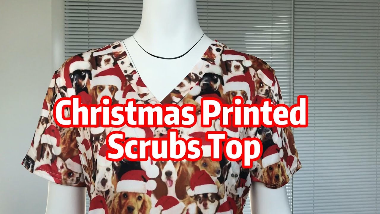 Christmas Scrub Tops Nursing #nurselife #wearligo - YouTube