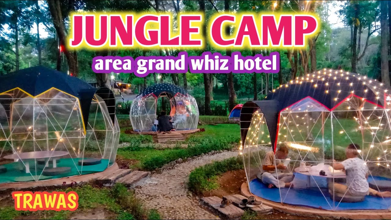 JUNGLE CAMP //Grand whiz hotel - Trawas - YouTube