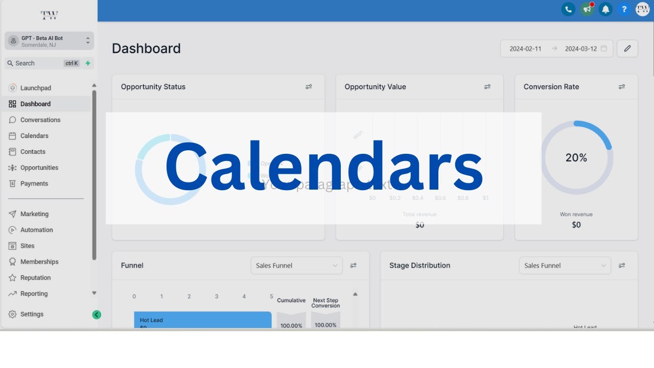 Mastering the CRM Calendar Tab: A Comprehensive Tutorial - YouTube