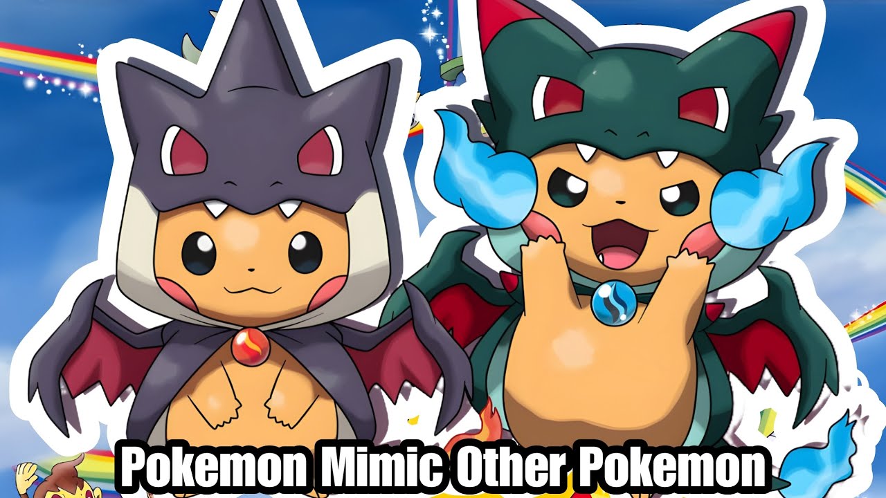 Pikachu can mimic any Pokemon in existence! | Pikachu Funny Moments ...