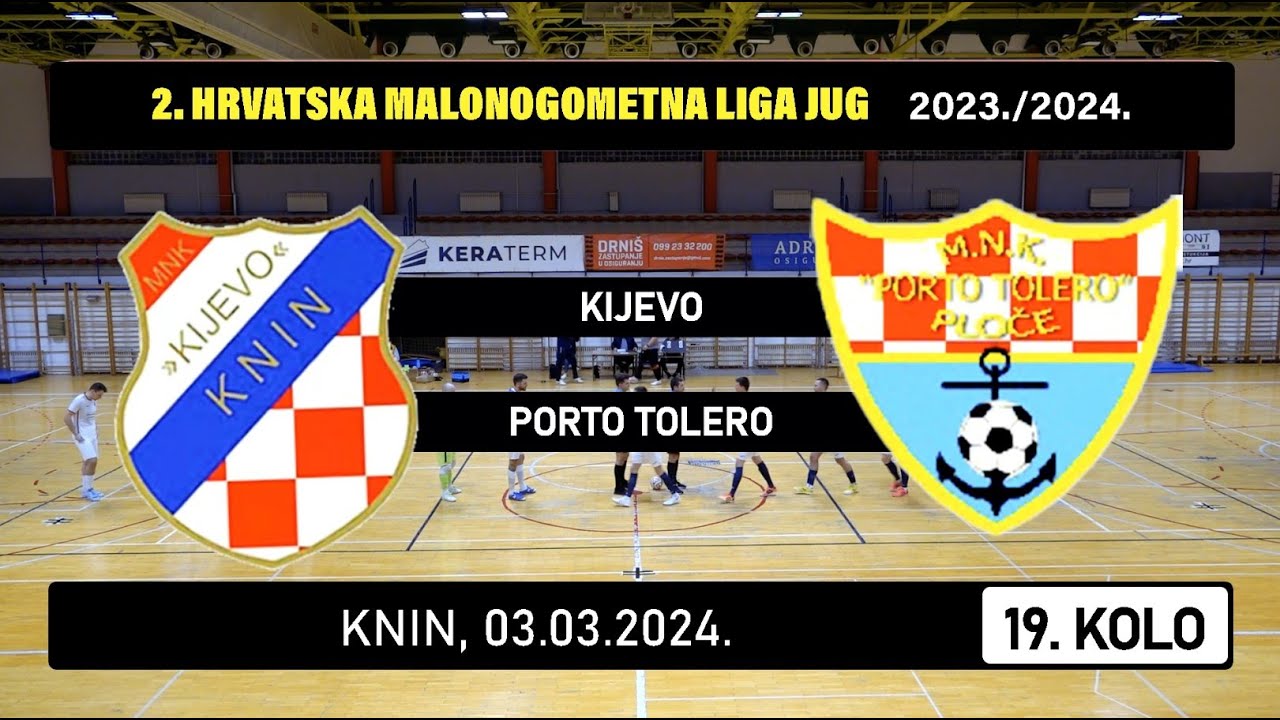 2. HMNL Jug: KIJEVO - PORTO TOLERO 5:1, 03.03.2024. - YouTube