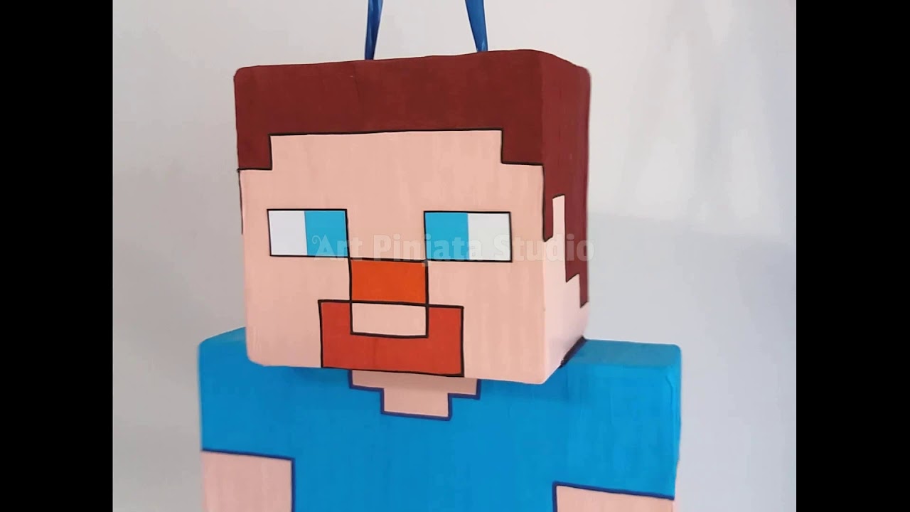 Art Pinata Studio - Minecraft Steve - YouTube