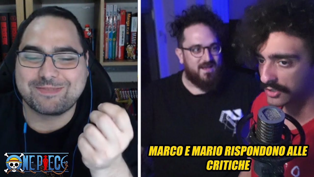 Mario e Marco Merrino rispondono alle critiche su One Piece - YouTube