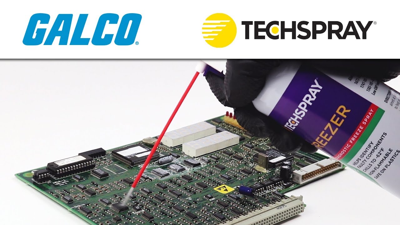 Techspray Diagnostic Freeze Spray | Galco - YouTube