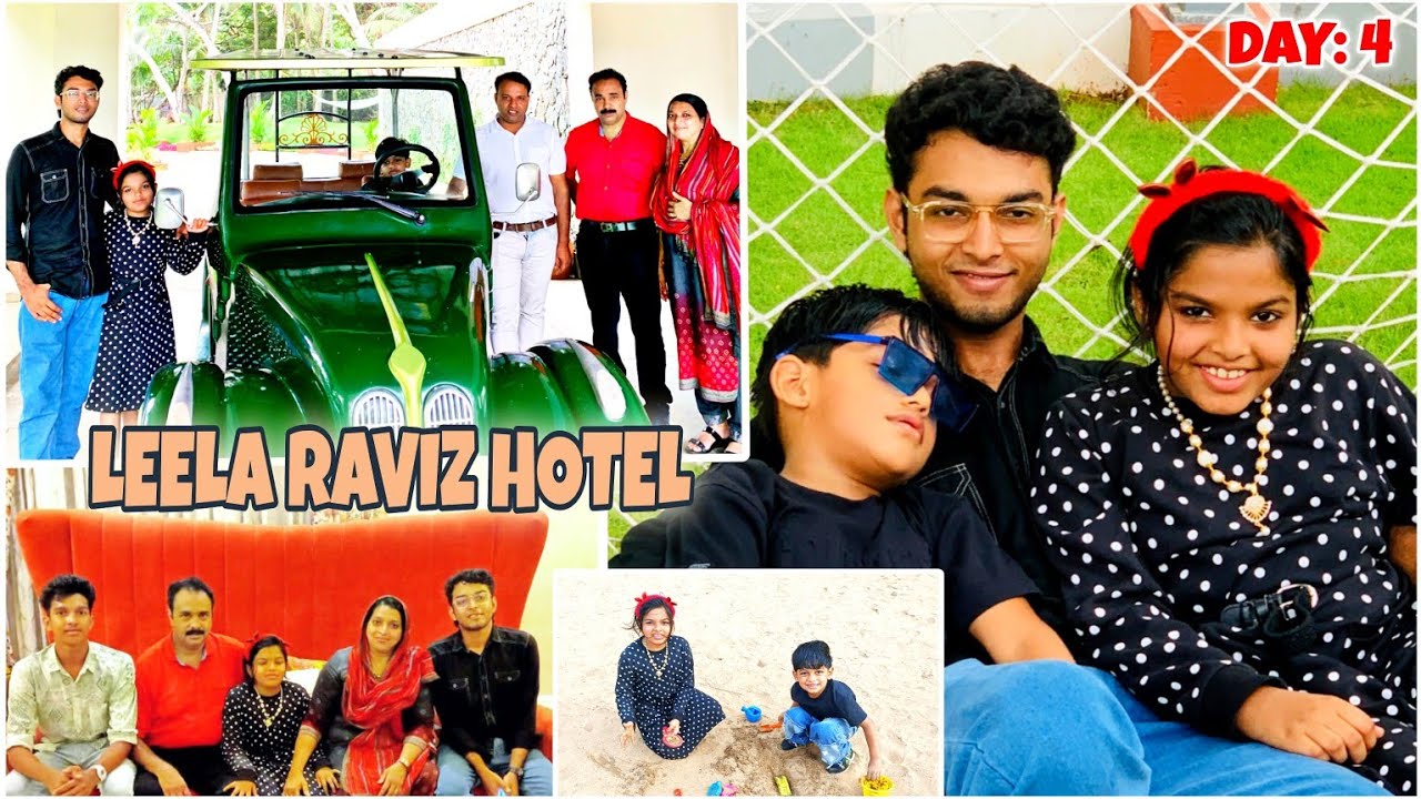 A DAY IN LEELA RAVI’Z KOVALAM🏖️ | Linuusss VLOG - YouTube
