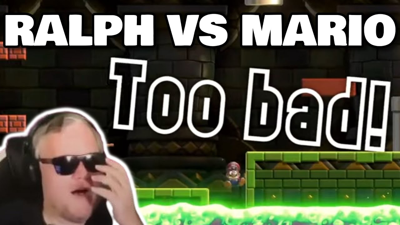 ETHAN RALPH VS SUPER MARIO - YouTube