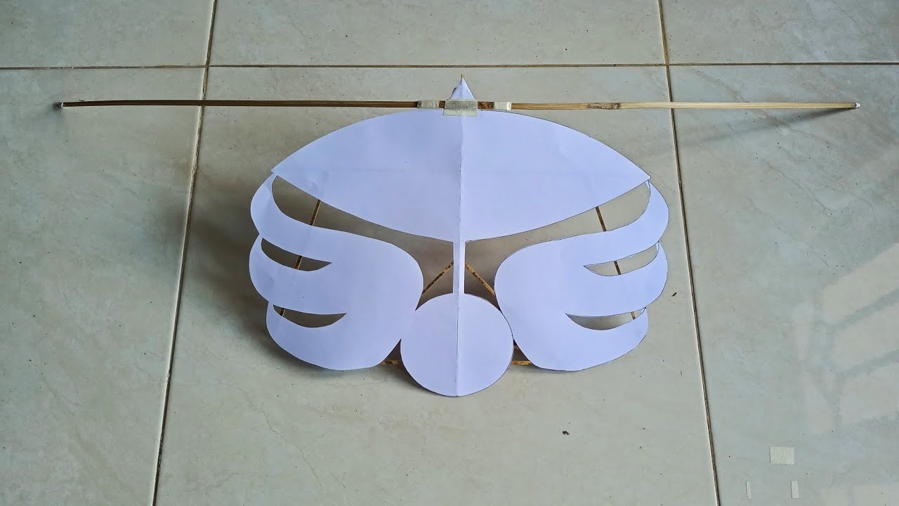 LAYANGAN RAM RAMAN DARI KERTAS - YouTube