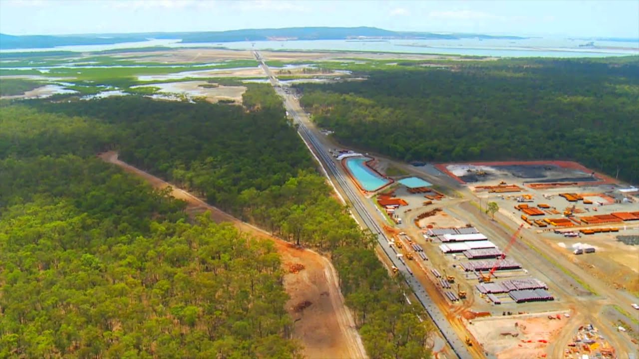 QCLNG project update - February 2013 - YouTube