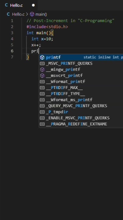 Post Increment In C Programmingshorts Coding Youtube